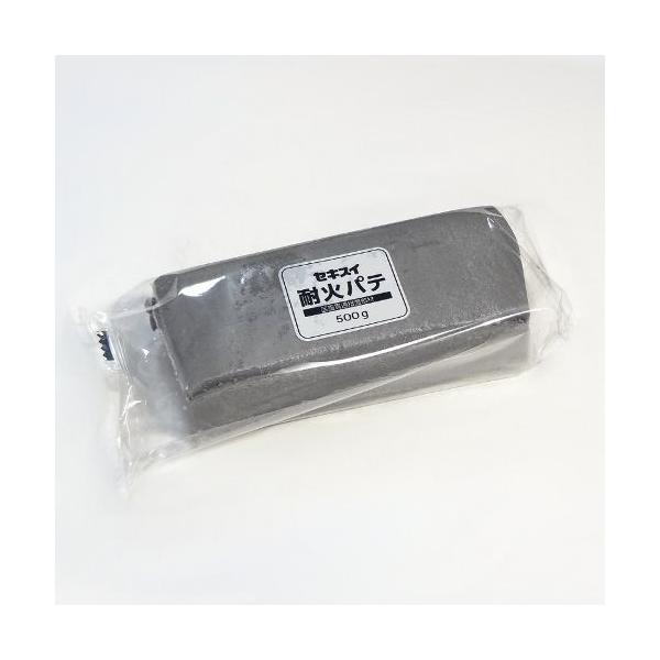 セキスイ 耐火パテ NCJM001 500g×10個入　『フィブロック』 ケーブル区画貫通措置部材の純正副資材です。各種鋼製電線管貫通部(準耐火45分等)、各種PF管貫通部(中空壁等)に使用。500gが10個入った1ケースでの販売です。・サ...