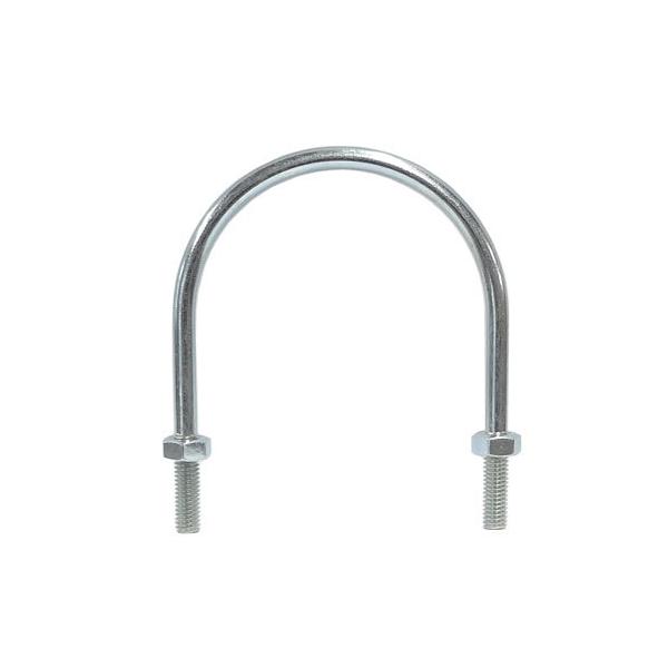 U字ボルト W3/8 90Aねじ径:W3/8表面処理:電気亜鉛メッキ電線管サイズ:90A厚鋼:92mm / 薄鋼:-内径:103mm厚鋼電線管外径:100.7mm / 薄鋼電線管外径:-