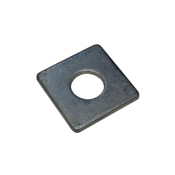 角ワッシャー 4分サイズ:32mm×32mm 厚み:2mm表面処理:溶融亜鉛メッキ (ドブメッキ)