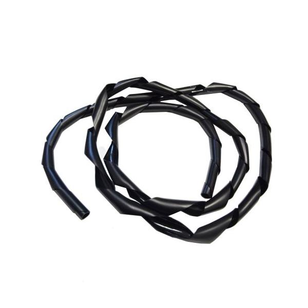 スパイラルスリーブ (サイズ:10mm)内径 10±1mm巻きピッチ 45±5mm長さ2000±20mm電研社のスパイラルスリーブです。屋外で使用する事を想定した耐候性に優れた製品です。