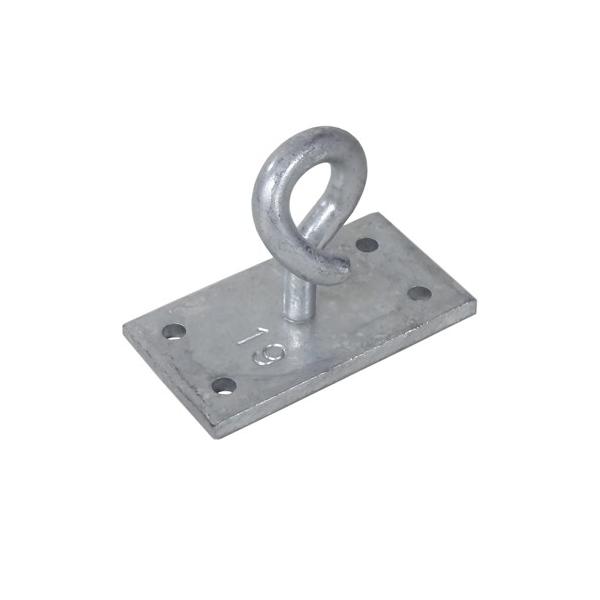 C型金物 4点止めタイプ T-CKS電話線、同軸ケーブル、通信ケーブルの加入者線の引込みをする際に、家屋側での引留めに使用される引留金物です。縦:70mm 横:38mm表面処理:溶融亜鉛めっき