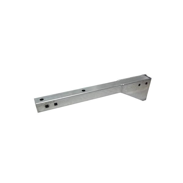 イワブチ 専用柱槍出金具用アーム 芯付用 L1000 XDCA-100柱当部長さ:150mm長さ:1000mmアーム形状:□50×50 板厚:3.2看板・樹木とケーブルとの接触、私有地上のケーブル通過等を避けるため、またカーブ箇所における柱...
