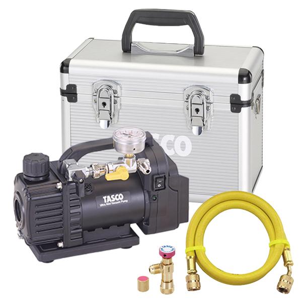 【送料無料※対象外地域あり】【数量限定TASパテプレゼント】【あすつく対応】●ルームエアコンの新規据付に便利なセット★仕様★●真空ポンプ:【TA150ZM-1】・ローター方式:シングルステージ・ドライブ方式:ダイレクト式・排気速度:25.8...