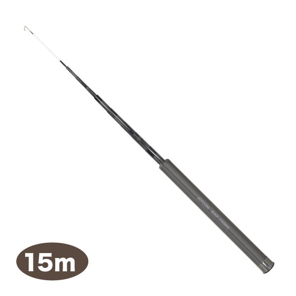 【送料無料※対象外地域あり】【お取り寄せ】【当店はジェフコム正規取扱店です】 ●天井裏・床下配線に●竿にカーボンを採用（手元竿のみFRP製）●長さ15m●軽くてたわみが少なく、使いやすい●引掛けやすい先端機構●割れない尻金・金属+樹脂製●夜...