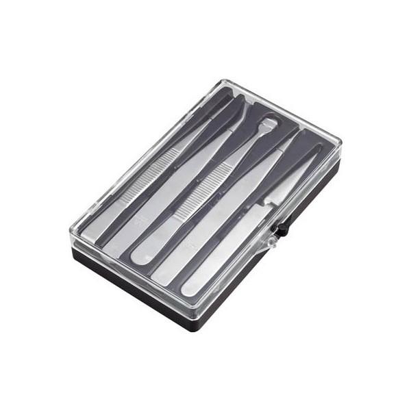 【2709180】ステンレス製ピンセット 5本組セット TSP91使用頻度の多いサイズをセットしました。お取り寄せ商品のため納期にお時間がかかる場合があります。