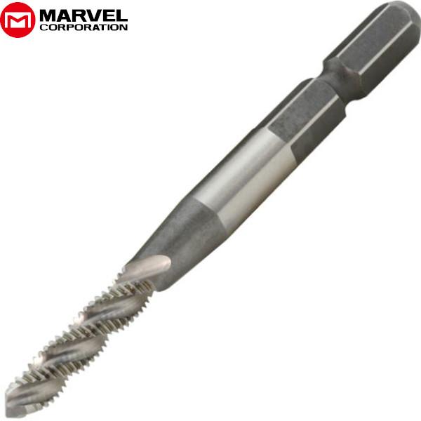 【メール便対応】●切り屑を上方向に排出し、素早いネジ立てが可能！●6角軸シャンク（対辺6.35mm）　・インパクトドライバーにワンタッチ装着可能※耐久性を維持するため、「タッピングオイル」のご使用をお薦めします。※タップハンドル（手廻しハン...