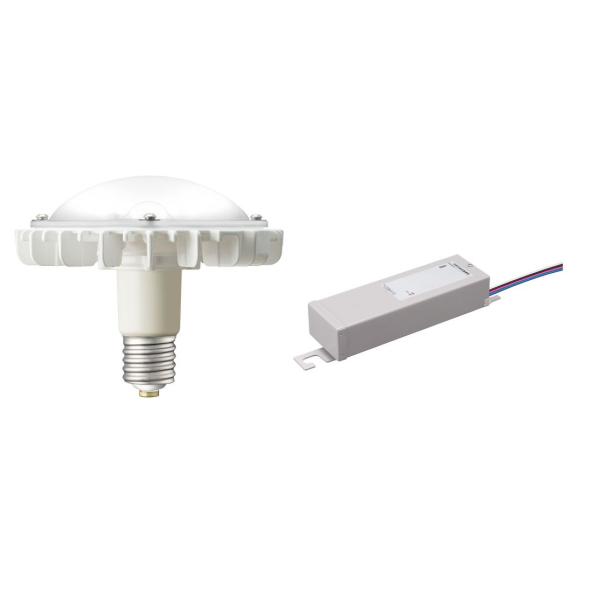 LEDアイランプ LDRS63N-H-E39/S/H300A と電源ユニット LE070035HSZ1/2.4-A2 のセット品になります。＜ LEDアイランプ LDRS63N-H-E39/S/H300A  仕様＞本体：アルミダイカストグロ...