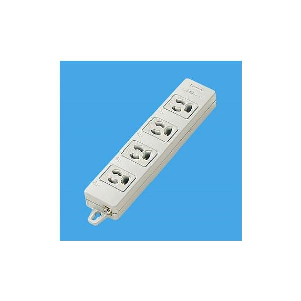 ●マグネット付だから仮固定も簡単です。●多彩なOA機器に対応する接地極付。●安易に抜けない抜け止めタップ。●定格 15A 125V 1500W まで●適用コード：3芯ビニルキャブタイヤ丸形コード(VCTF)2.0mm2※VVF・VVR・IV...