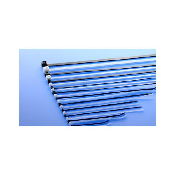 ＜仕様＞材質：ポリアミド樹脂（ナイロン６・６）使用温度範囲：-４０℃〜+１０５℃全長：１５０ｍｍ幅　：３.４ｍｍ厚み：１.２ｍｍ色　：黒※この商品は弊社より出荷いたします。　１万円以上のご注文で、この商品以外がメーカー直送になる場合、　商品...