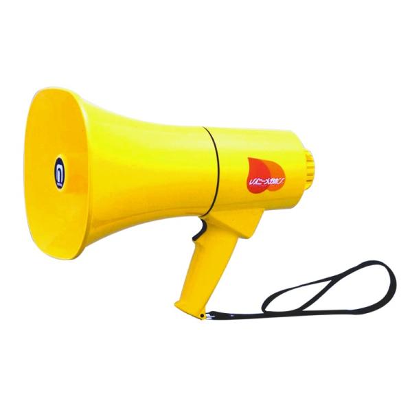 ＜仕様＞・出力：定格15W・使用電池：単3乾電池×10本・寸法：口径200×180mm／全長300mm・質量：約780g（電池別）・通達距離（JEITA）：音声時約315m・電池持続時間（JEITA）：音声時約10時間・樹脂：ASA樹脂・ス...