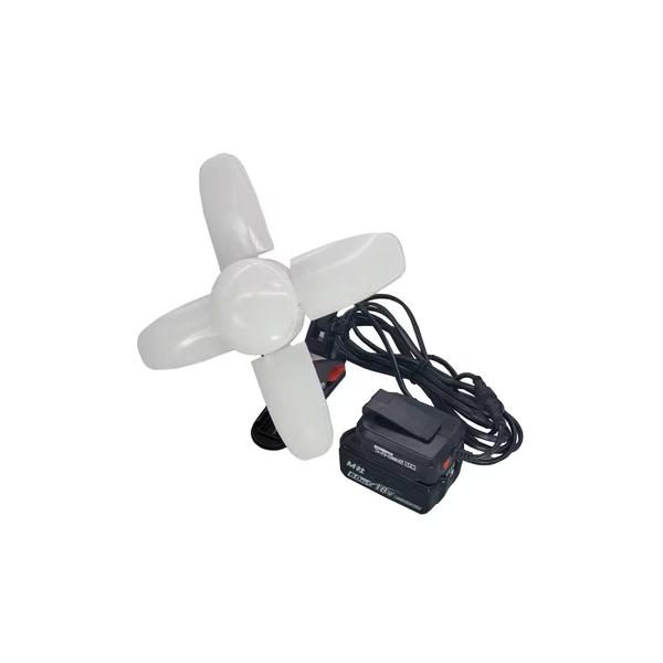 【仕様】● 使用電圧：12.8〜21V DC●定格消費電力： 25W●定格周波数：50/60Hz●口 金：B22●コードの長さ：VCTFK　2C　5ｍ●明るさ：３０００LM●対応バッテリー　　リチウムイオンバッテリー　　電圧　直流14.4V...