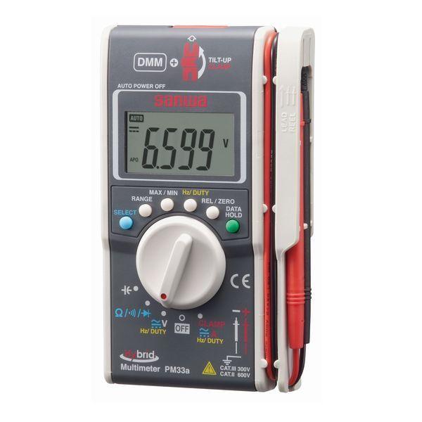 〇ポケットに入るマルチメータ＋クランプメータ〇DCV4レンジ/ACV4レンジ/Ω6レンジ〇ダイオード測定/導通ブザー機能付〇6.6nFレンジから最大66mFコンデンサ容量測定〇660Hzレンジから最大66kHz周波数測定〇直流および交流10...