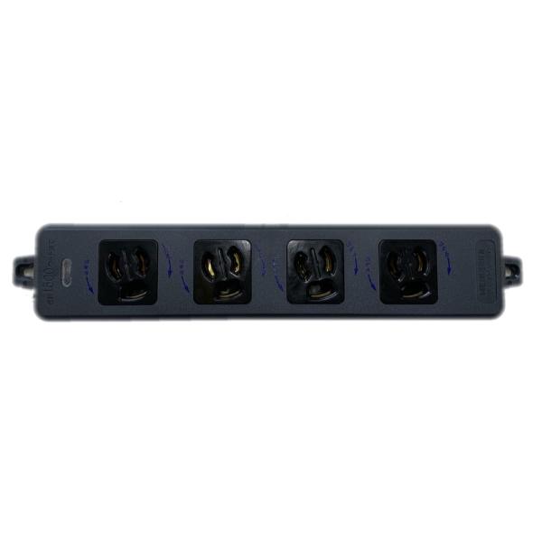 コンセント数：４個コード長さ（m）：なし色：黒定格電圧：１２５Ｖ 最大容量：１５Ａ（最大１５００Ｗ）パイロットランプ・マグネット付