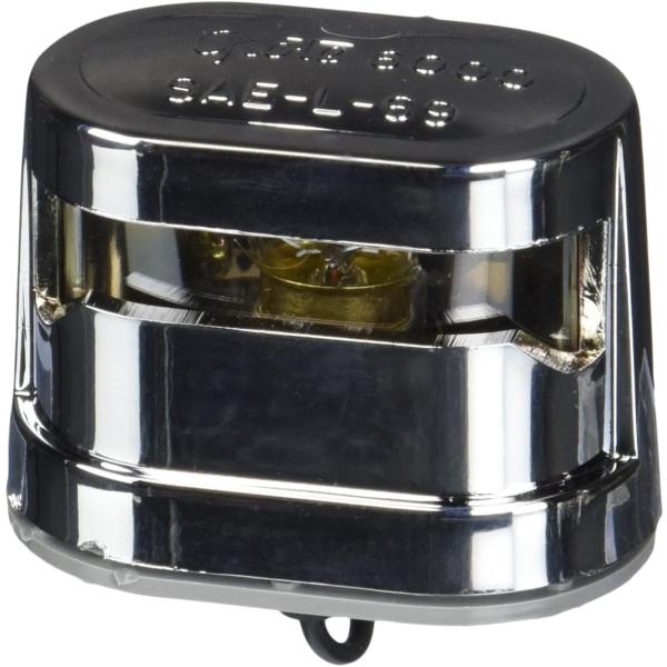 商品名Grote License Lampブランド：Grote商品サイズ：高さ：4.2 cm横幅：12.5 cm奥行：18.5 cm重量：3304 g商品番号：60011色：Chrome素材：