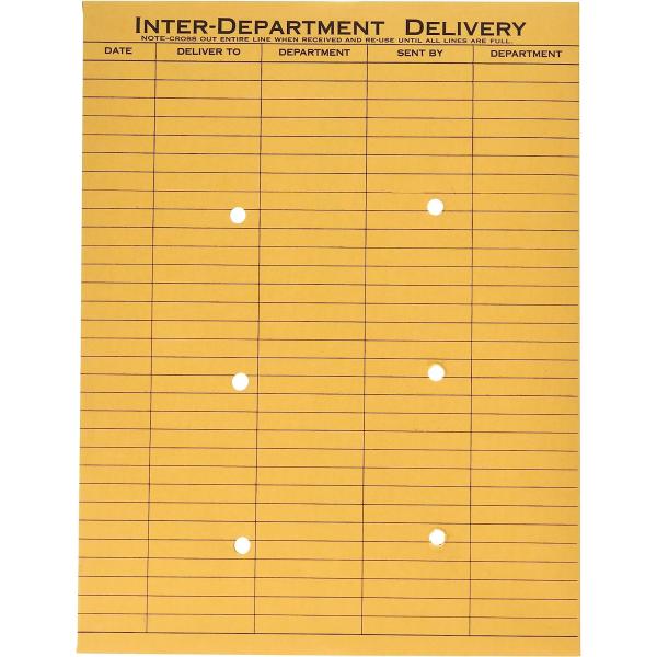 商品名Light Brown Kraft Resealable Redi-Tac Interoffice Envelope, 10 x 13, 100/Box (並行輸入品)Quality Park, QUA63664, Preprinte...