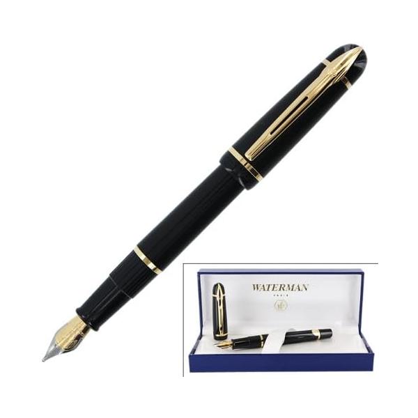 商品名ウォーターマンPhileas SolidブラックMedium Point万年筆   19704 W3Waterman Phileas Solid Black Medium Point Fountain Pen - 19704W3ブラン...