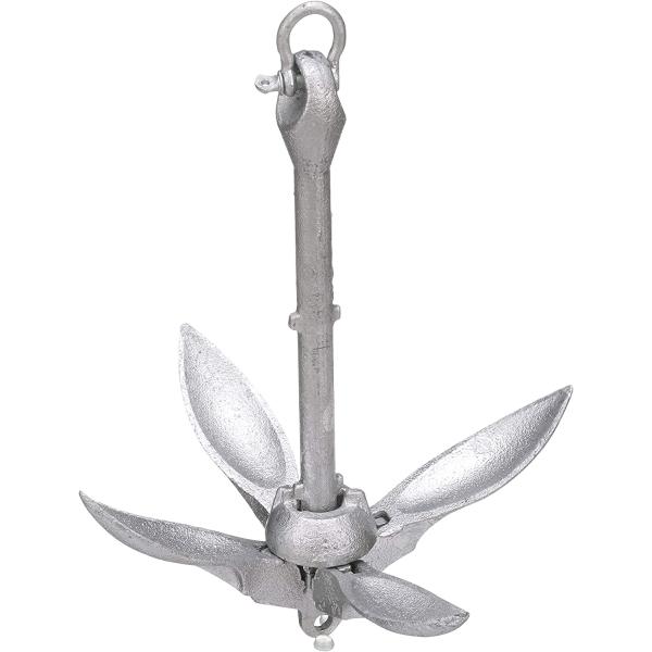 商品名Attwood 11964-1 グラップネル折りたたみアンカー 3ポンド シルバーAttwood 11964-1 Grapnel Folding Anchor, 3 lb, Silverブランド：attwood商品サイズ：One Si...