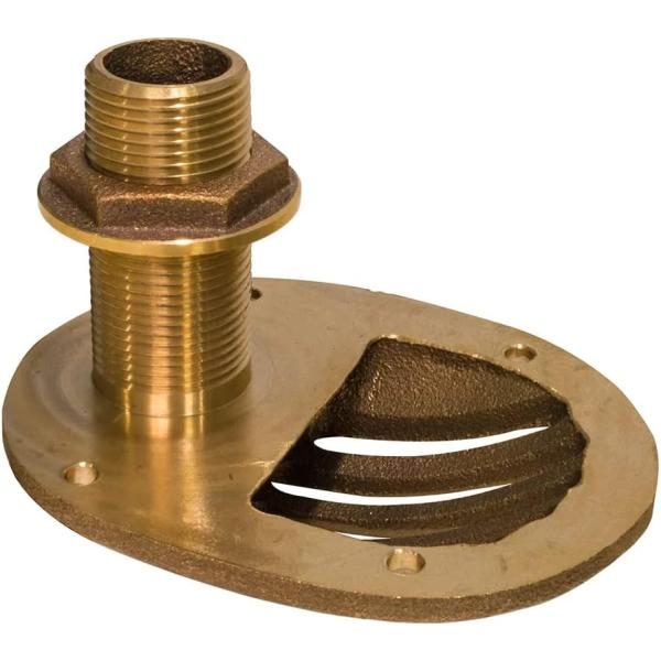 商品名Groco STH750W 1.9cm Scoop Thru-Hull StrainerGROCO 3/4 Bronze Combo Scoop Thru-Hull w/Nutブランド：GROSS MECHANICAL商品サイズ：高さ...