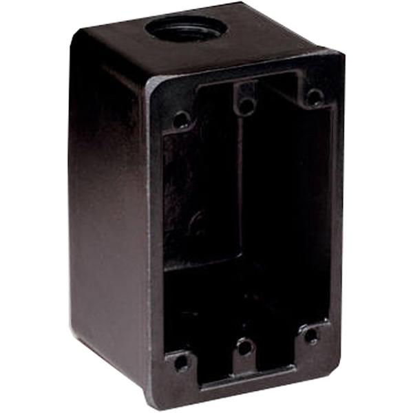 商品名Marinco 6080 Marine FDボックス 15 20 30アンペアレセプタクルと7420CRカバー用 (2つの3/4インチのノックアウト穴、ブラック)Marinco 6080 Marine FD Box for 15, 2...