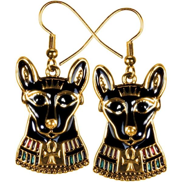商品名Bastetイヤリング   CollectibleジュエリーアクセサリーダングルスタッドジュエルBastet Earrings - Collectible Jewelry Accessory Dangle Studs Jewelブラン...