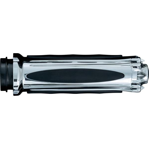 商品名クライアキン6296ゾンビグリップKuryakyn 6296 Premium Handlebar Grips with Zombie End Caps for Dual Cable Throttle Control: 1982-201...