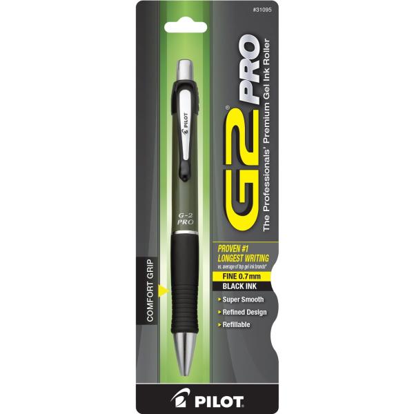 商品名G2 Pro Retractable Gel PenPILOT G2 Pro Refillable &amp; Retractable Rolling Ball Gel Pen, Fine Point, Barrel Colors V...