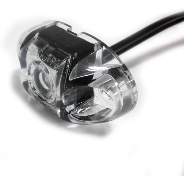 商品名2"" Clear/Red LED Mini Marker Light Truck Trailer Boatブランド：TecNiq, Inc商品サイズ：商品番号：色：Red素材：