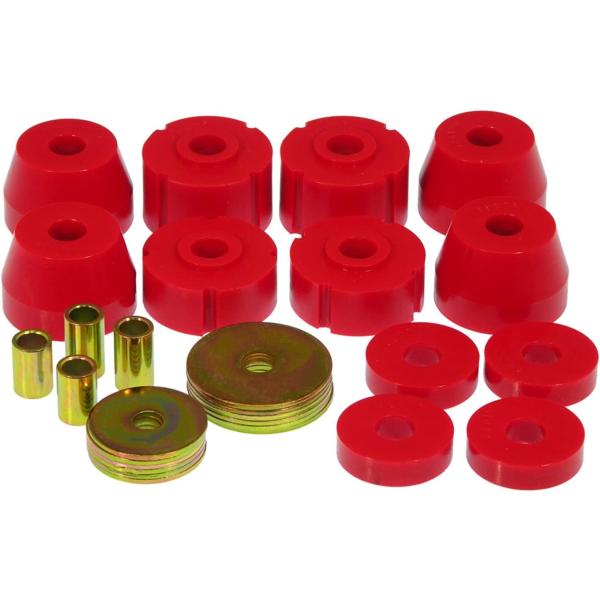 商品名Prothane 4-102 レッド ボディマウントキットProthane (4-102) 72-85 Dodge Truck Body Mounts - Redブランド：Prothane商品サイズ：高さ：10.7 cm横幅：15.8...