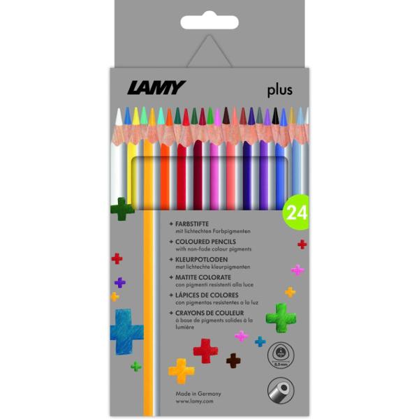 商品名【LAMY/ラミー】plus 色鉛筆24色セット ペーパーボックスLamy Olus Model 530 FH22008 Coloured Pencils Set of 24 in Folding Boxブランド：Lamy商品サイズ：...
