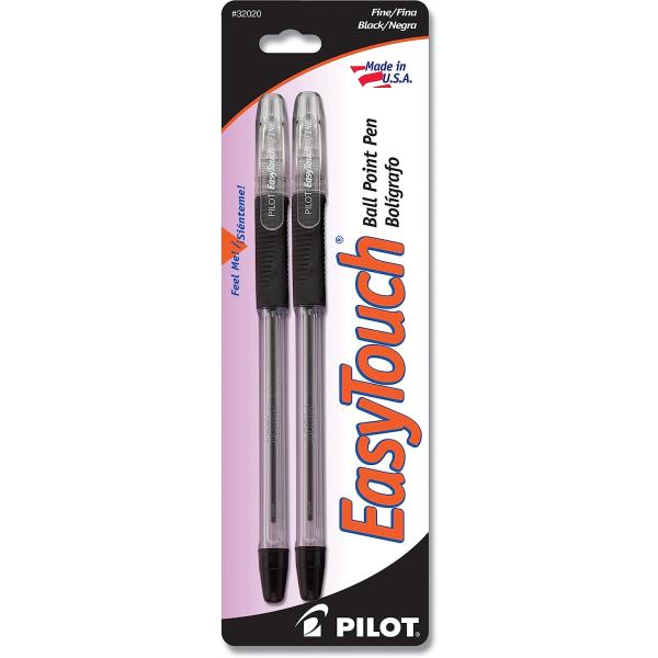 商品名EasyTouch Ballpoint PenPILOT EasyTouch Ballpoint Stick Pens, Fine Point, Black Ink, 2-Pack (32020)ブランド：PILOT商品サイズ：2 C...