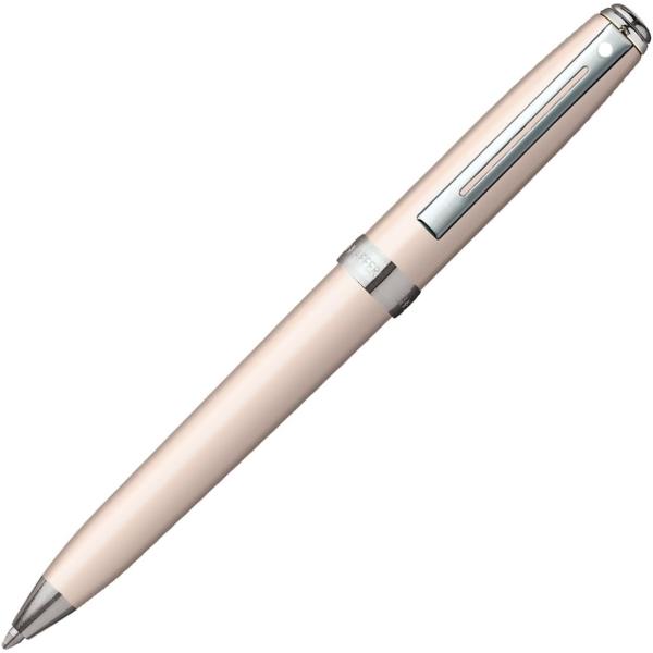 商品名Sheaffer Prelude 9803-2 ミニローズゴールドシマー ニッケルプレートトリムボールペンSheaffer Prelude Mini Rose Gold Shimmer featuring Nickel Plate T...