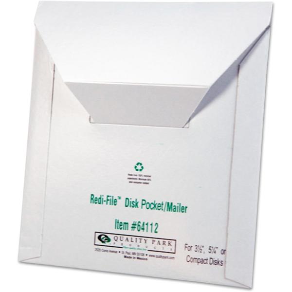 商品名qua64112   redi-fileディスクポケットMailerQuality Park 64112 Redi-File Disk Pocket Mailer, 6 X 5-7/8, White, 10/Packブランド：Qual...