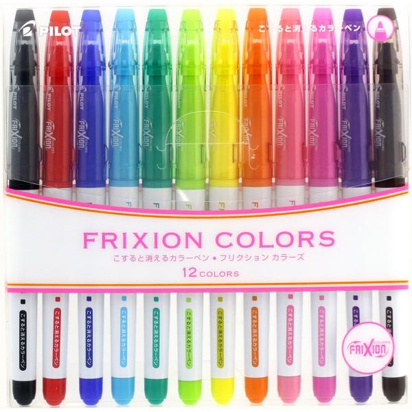 商品名パイロット 消せるカラーサインぺン フリクションカラーズ 12色 SFC-120M-12CPilot Frixion Colors 12C SFC-120M12C (japan import)ブランド：PILOT商品サイズ：高さ：1....