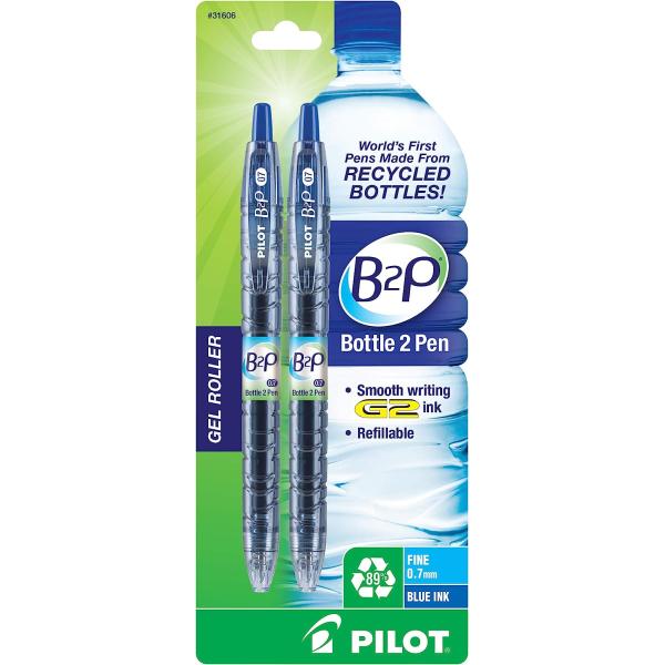商品名B2P Retractable Gel PenPilot Bottle-2-Pen (B2P) - Retractable Premium Gel Roller Pens Made from Recycled Bottles (2 C...