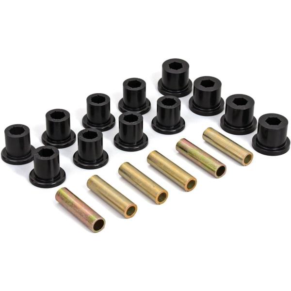 商品名Daystar、ジープXJチェロキーポリウレタンスプリングシャックルブッシュリヤ、Comancheとチェロキーに適合1984〜2001 2 / 4WD、KJ02008BK、Made in AmericaDaystar, Jeep XJ...