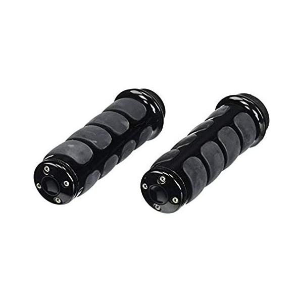 商品名Kuryakyn 6321 Premium ISO Handlebar Grips for Electronic Throttle Control: 2008-19 Harley-Davidson Motorcycles, Gloss...