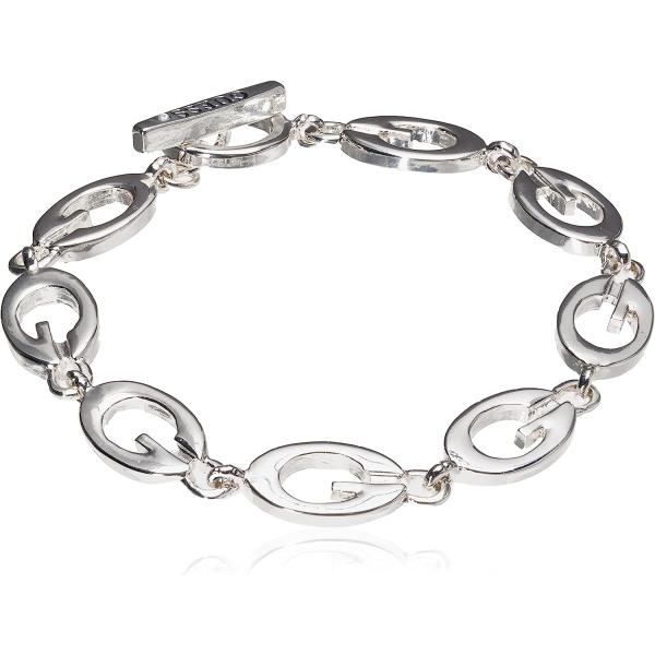 商品名GUESS 86093842 One SizeGUESS ""Basic"" Silver G Link Bracelet, 7.5""ブランド：GUESS商品サイズ：One Size高さ：0.3 cm横幅：1.5 cm奥行：2.3 ...