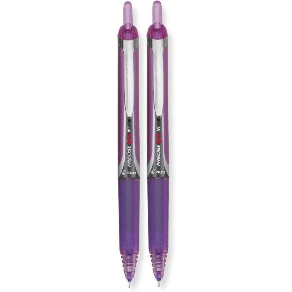 商品名(Pack of 2) - Pilot : Precise V5RT Retractable Rolling Ball Pen, Purple Ink, Extra Fine Point -:- Sold as 2 Packs of ...