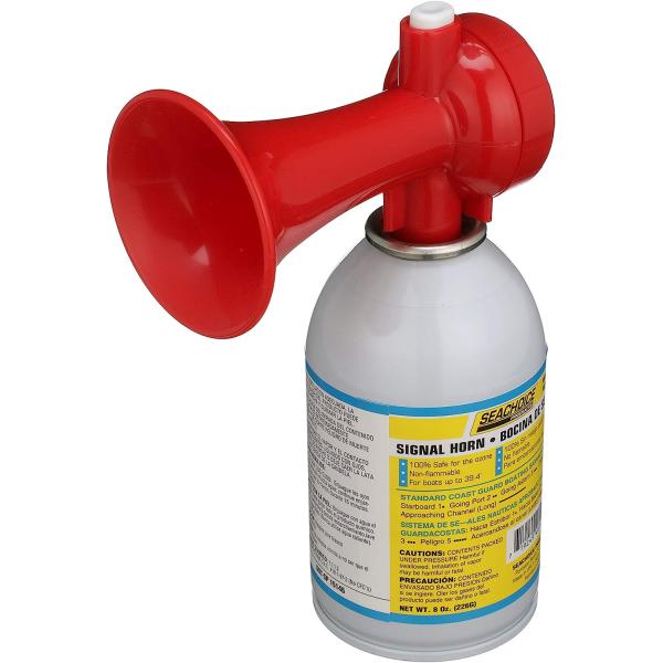 商品名Seachoice 46111 信号ホーンキット トランペット付き 8オンス 3フィート以上で120デシベルを発生Seachoice Signal Horn Kit w/Trumpet, 8 Oz, Produces 120 Deci...