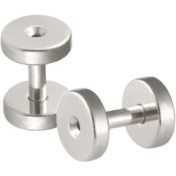 商品名12G 12 gauge 2mm - 316L Surgical Stainless Steel Flesh Tunnels Ear Plugs ADAB - Ear Stretching Expanders Stretchers -...