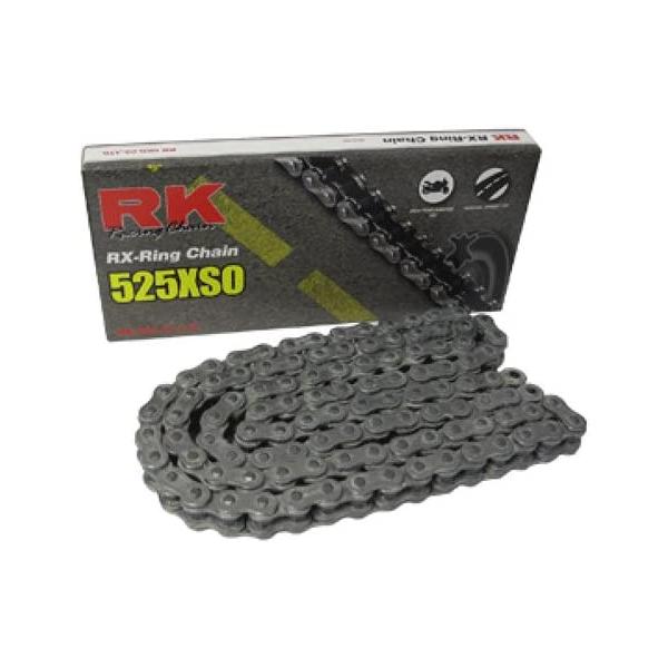 商品名RK RacingチェーンXリングチェーンwith接続リンク 114-Links 525XSO-114RK Racing Chain 525XSO-114 (525 Series) Steel 114 Link High Perfor...