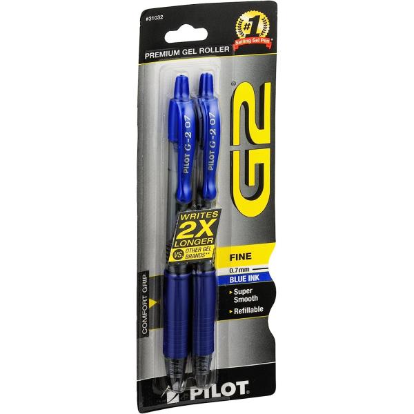 商品名パイロット31032ブルーFine Point g2  格納式ペン2カウントPilot 31032 Blue Fine Point G2  Retractable Pen 2 Countブランド：PILOT商品サイズ：1 Count ...