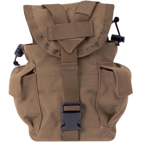 商品名M.O.L.L.E. COMPATIBLE 1QT CANTEEN / UTILITY POUCH　モレー1QTキャンティーンポーチ　コヨーテ5ive Star Gear Molle Compatible 1 Quart Cantee...