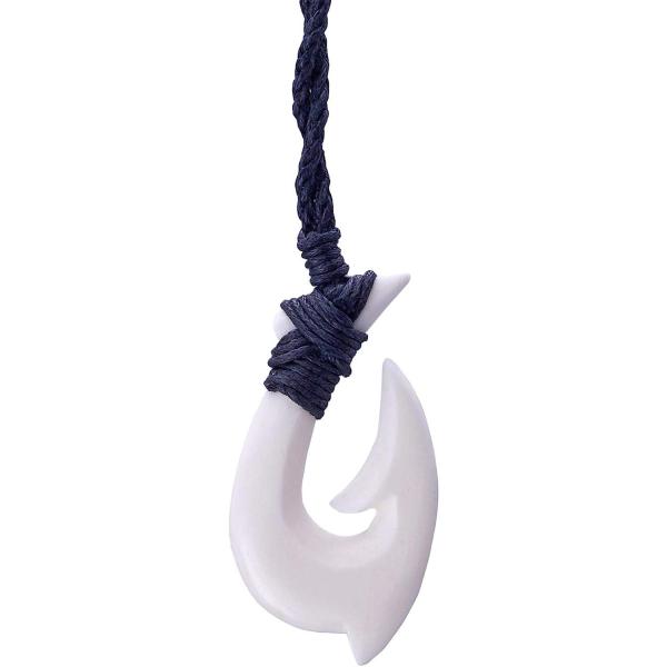 商品名81stgenerationマオリ風釣り針ハンドクラフトボーンペンダント81stgeneration Maori Style HEI Matau Necklace - Hand Carved Bone Pendant - Women'...