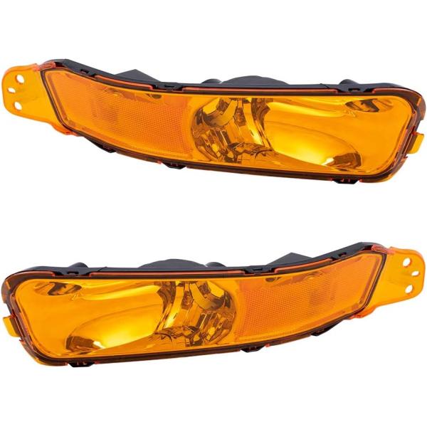 商品名Brock Replacement Driver and Passenger Park Signal Side Marker Lights Lamps Compatible with 2005-2009 Mustang 4R3Z 13...