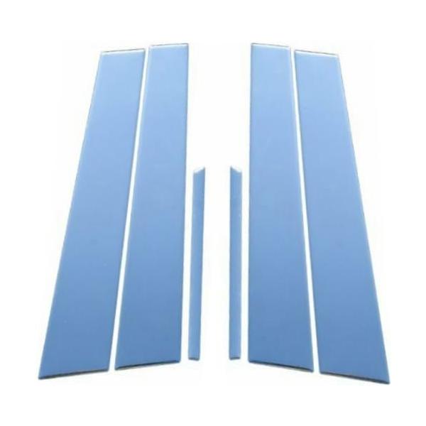 商品名キャデラック フリートウッド 1993-1996 ステンレススチール クローム ピラー ポスト トリム 6個Fits Cadillac Fleetwood 1993-1996 Stainless Steel Chrome Pillar...