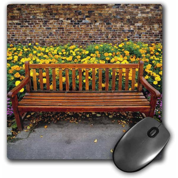 商品名3drose LLC 8 x 8 x 0.25 EnglandノーサンバーランドHexham公園ベンチRic Ergenbrightマウスパッド( MP _ 82785 _ 1 )3dRose LLC 8 x 8 x 0.25 Eng...