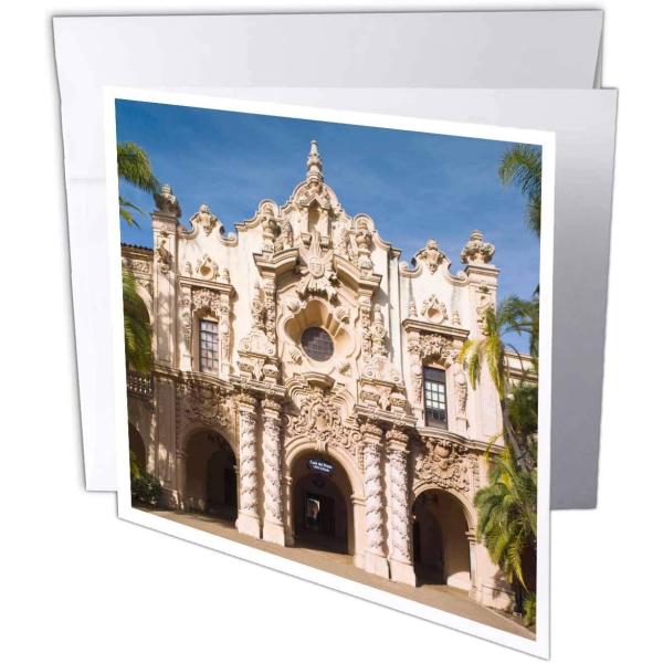 商品名Danita Delimont   San Diego   San Diego CA、。Casa del Prado、Balboa Park   us05 wbi0652   Walter Bibikow   グリーティングカード S...