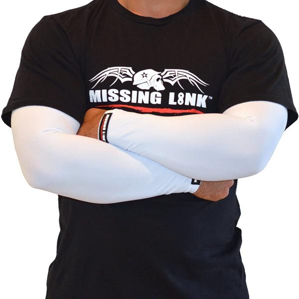 商品名ライズ/RIDEZ MISSING LINK アームプロコンプレッションスリーブ Solid White サイズ:LargeMissing Link SPF 50 Solid White ArmPro (White, Large)ブラ...