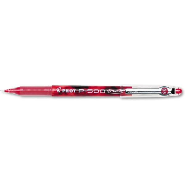商品名Pilot 38602 P-500 Gel Ink Stick Roller Ball Pen Red Brl-Ink Extra Fine Pt 0.30 mm Pack of 12PIL 38602 - Pilot P-500 P...